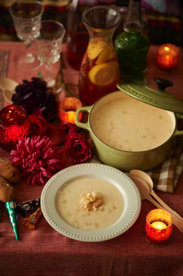 New England Clam Chowder using Homemade Fish Stock – ToneManblog